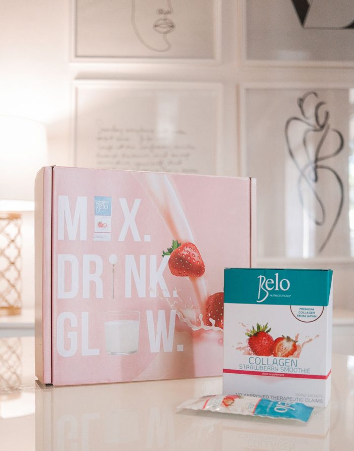 Belo Strawberry Collagen Smoothie Review and Recipe - Queen Of All You See
